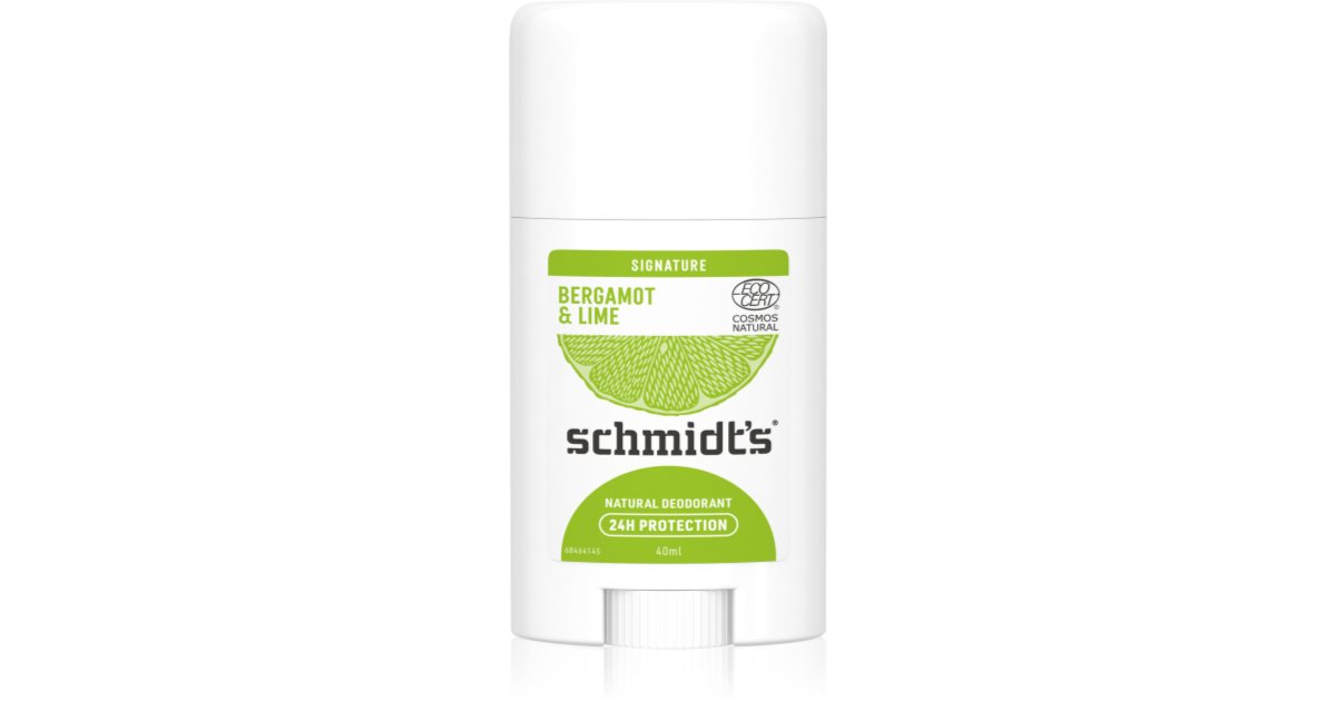 Schmidt's Bergamot + Lime deodorant stick | notino.co.uk