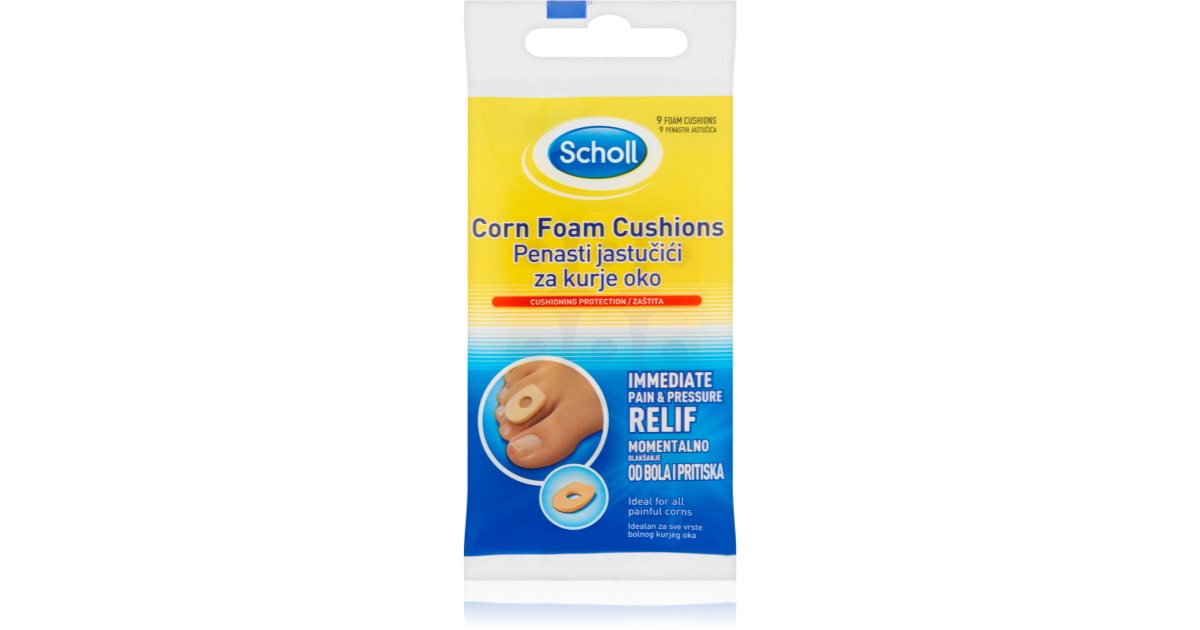 Scholl Foam Coushions Corn protective pad for corns and calluses ...