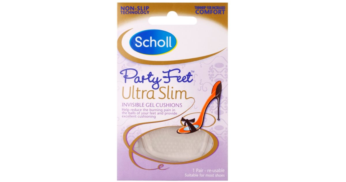 Scholl Party Feet Ultra Slim poduszeczki żelowe pod podbicie stopy
