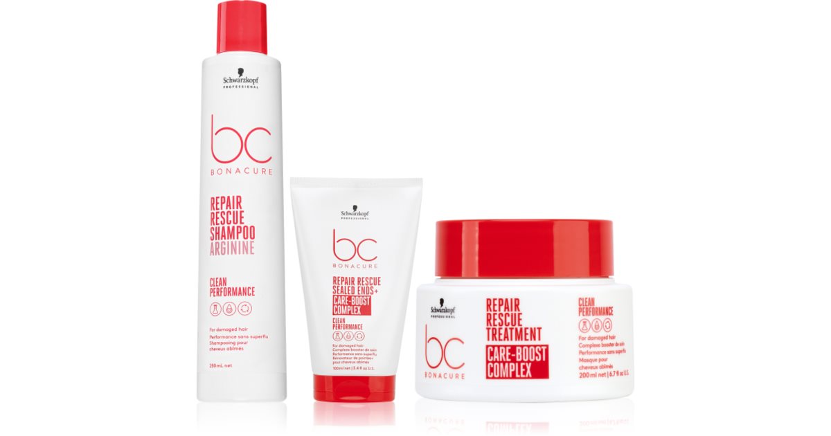 Schwarzkopf Professional BC Bonacure Repair Rescue rinkinys sausiems ir ...