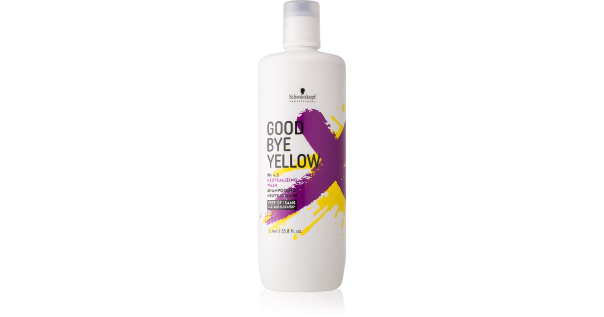 Schwarzkopf Professional Goodbye Yellow Brassy Tones Neutralizing ...