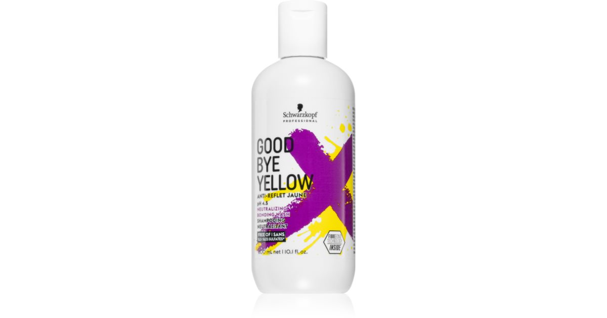 Schwarzkopf Professional Goodbye Yellow shampoo for neutralising brassy ...