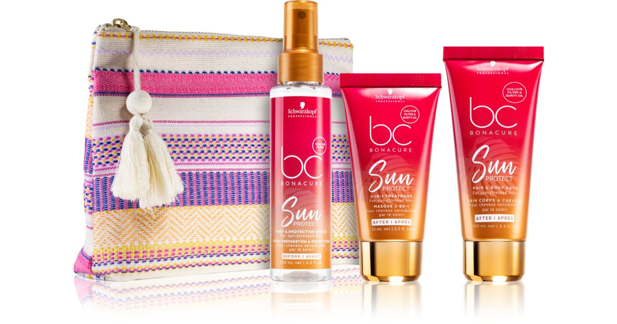 Schwarzkopf Professional BC Bonacure Sun Protect Travel Set for Sun ...