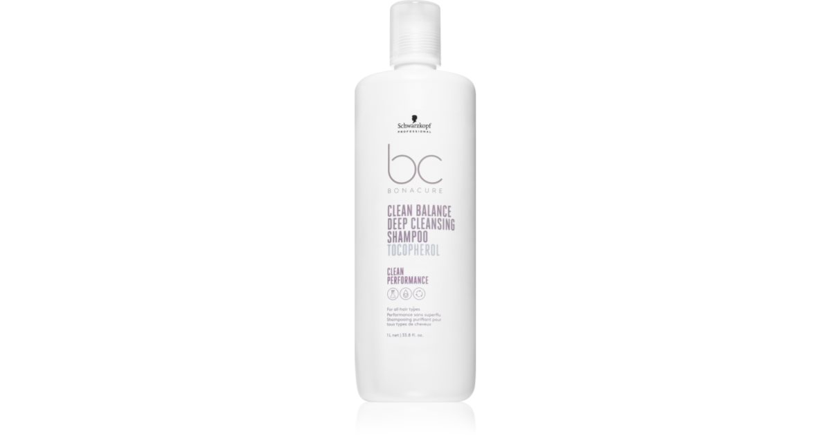 Schwarzkopf Professional BC Bonacure Clean Balance shampoing nettoyant ...