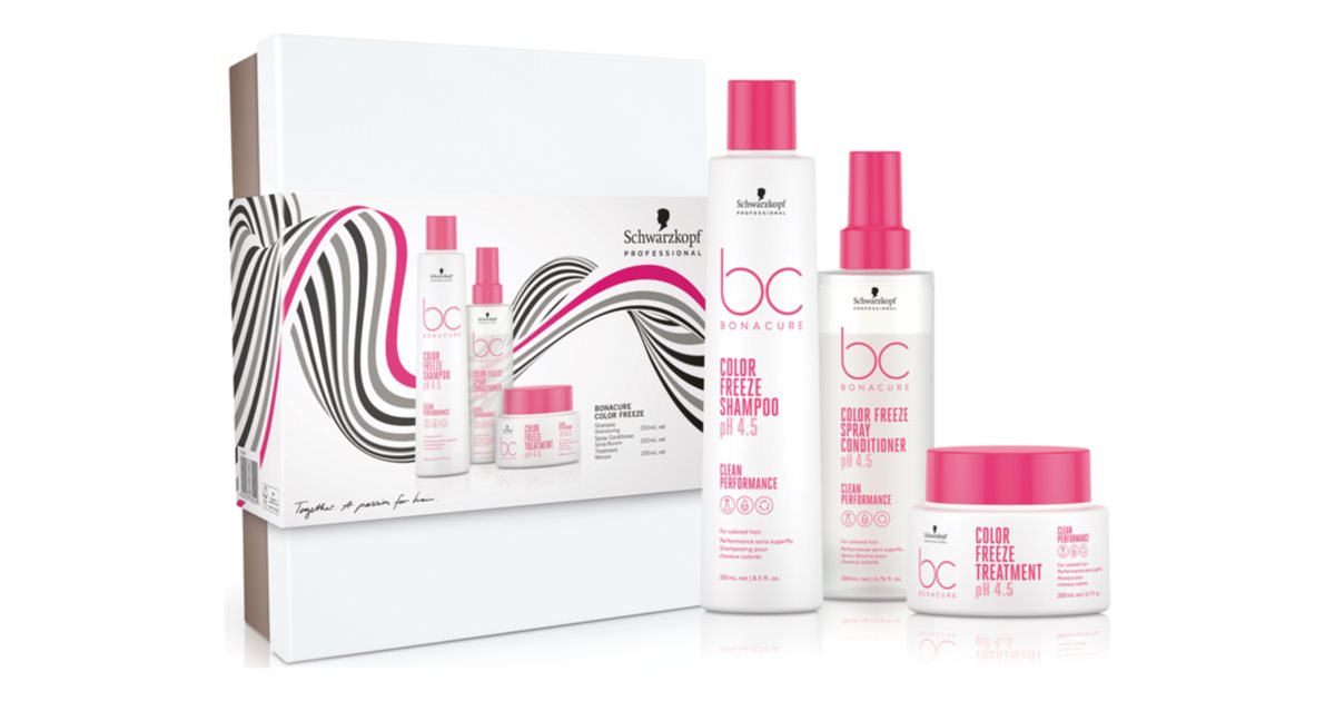 Schwarzkopf Professional BC Bonacure Color Freeze Set I. (För färgat ...