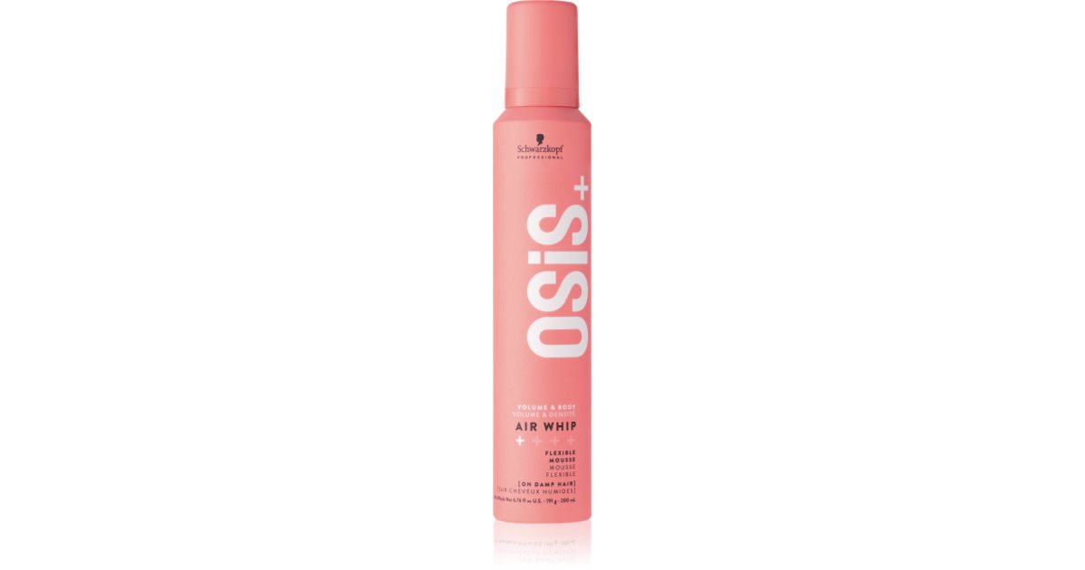 Schwarzkopf Professional Osis+ Air Whip hair mousse with firming effect ...