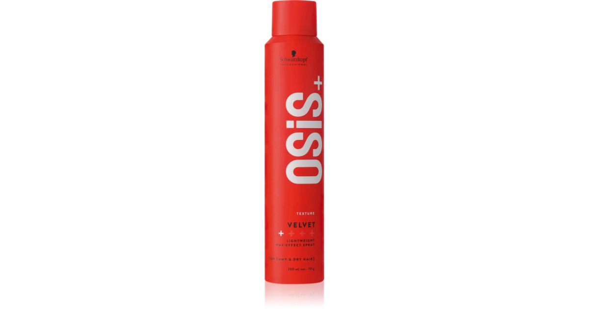 Schwarzkopf Professional Osis+ Velvet styling wax in a spray | notino.co.uk