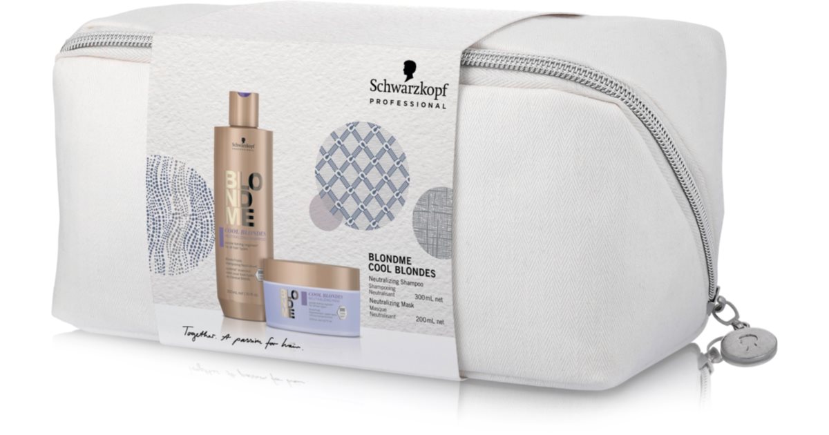 Schwarzkopf Professional Blondme Cool Blondes Gift Set (neutraliseert ...