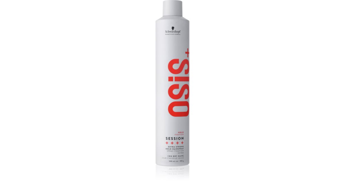 Schwarzkopf Professional Osis+ Session laca de fijación extra fuerte ... Schwarzkopf Professional Osis+ Session laca de fijación extra fuerte ...