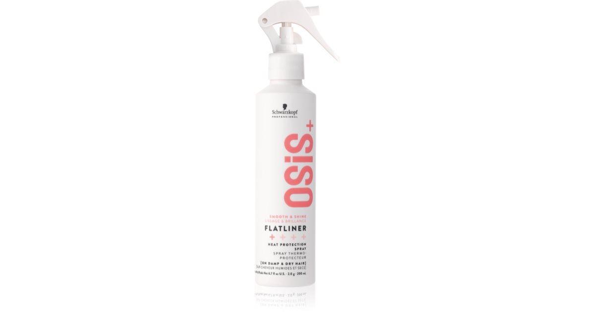 Schwarzkopf Professional Osis+ Flatliner Hitzeschutz-Spray für das Haar ...