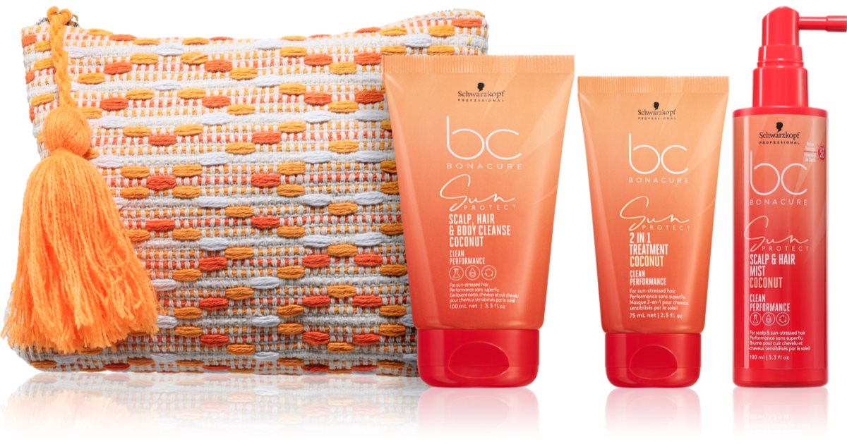 Schwarzkopf Professional BC Bonacure Sun Protect travel set for sun ...