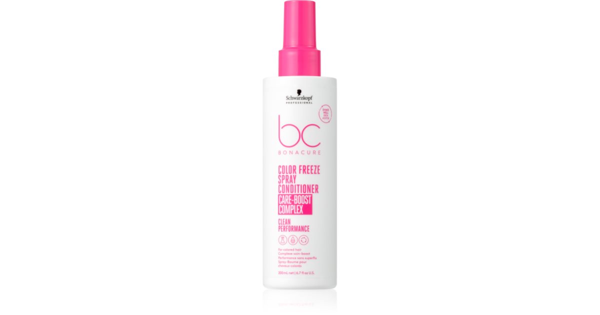 Schwarzkopf Professional BC Bonacure Color Freeze leave-in conditioner ...