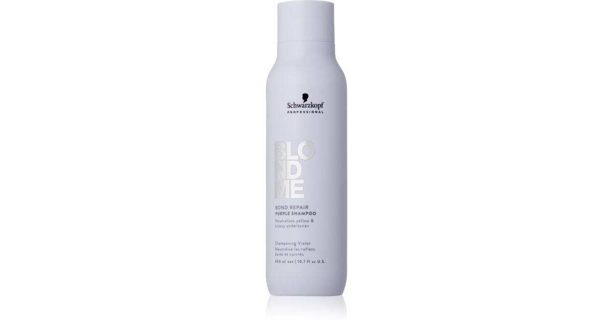 Schwarzkopf Professional Blondme Bond Repair Purple Shampoo shampoing ...