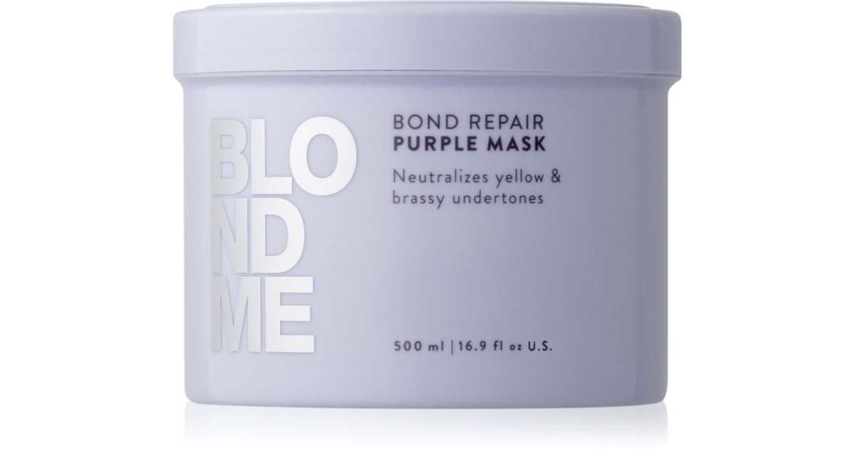 Schwarzkopf Professional Blondme Bond Repair Purple Mask hair mask ...