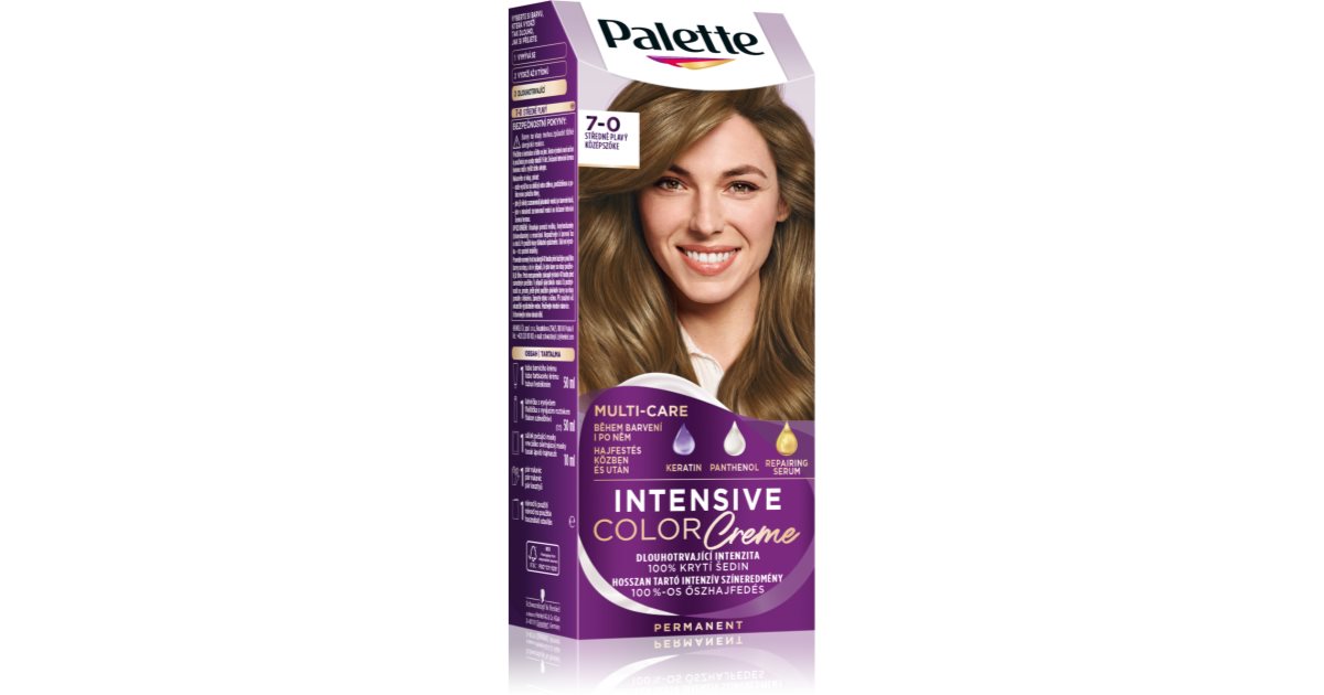 Schwarzkopf Palette Intensive Color Creme coloration cheveux permanente ...