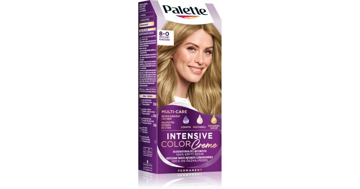 Schwarzkopf Palette Intensive Color Creme permanent hair dye Review ...