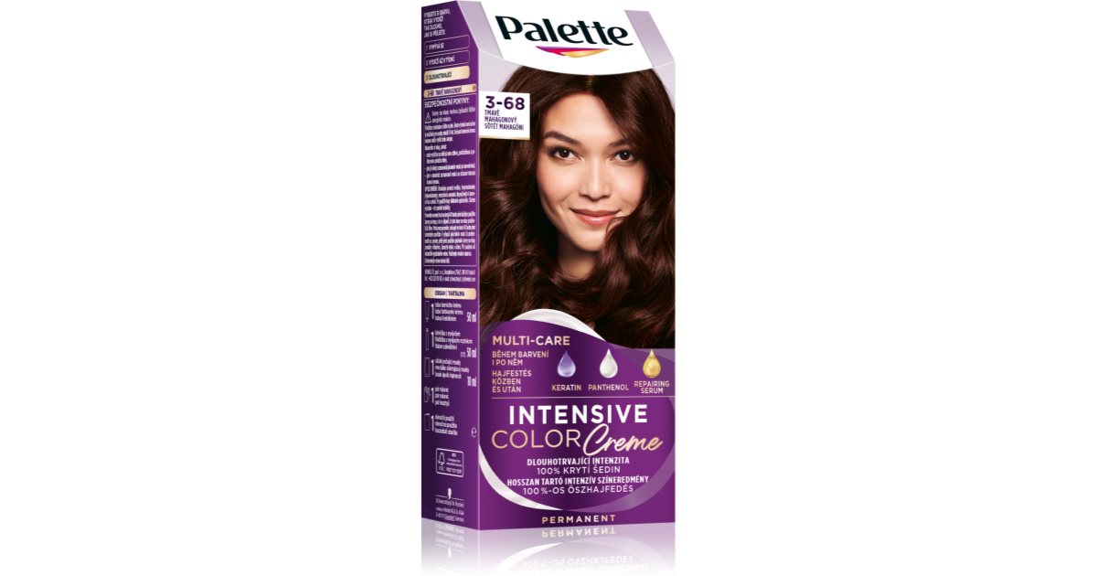 Schwarzkopf Palette Intensive Color Creme coloration cheveux permanente ...