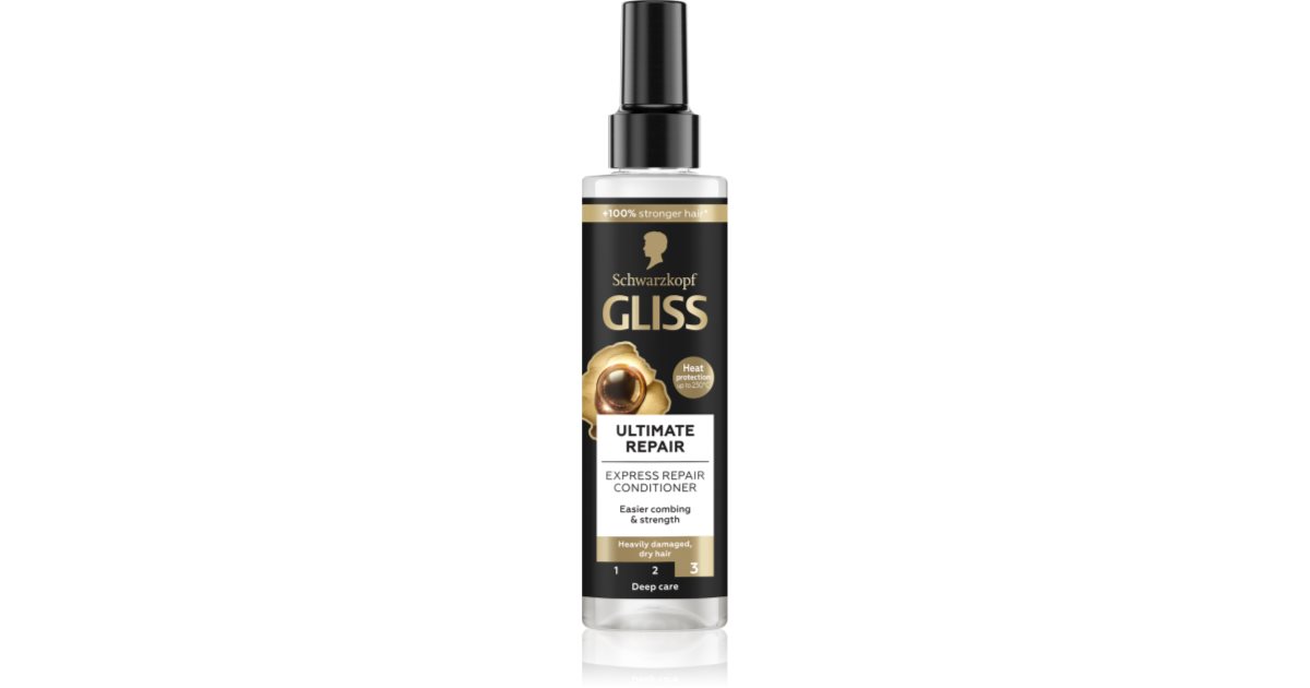 Schwarzkopf Gliss Ultimate Repair Regenerating Leave in Conditioner For Schwarzkopf Gliss Ultimate Repair Regenerating Leave in Conditioner For