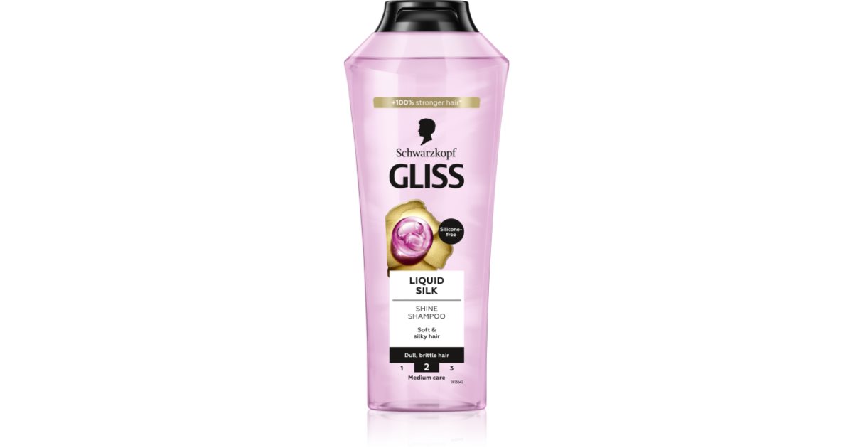 Schwarzkopf Gliss Liquid Silk regenerating shampoo for hair ...