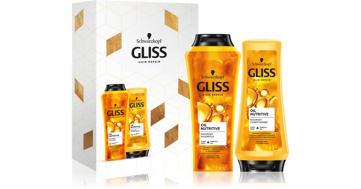 Schwarzkopf Gliss Oil Nutritive Gift Set (For Very Dry Hair) | notino.ie