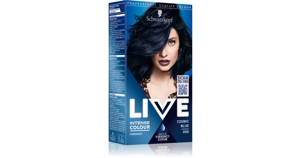 Schwarzkopf LIVE Intense Colour permanent hair dye Review | notino.co.uk