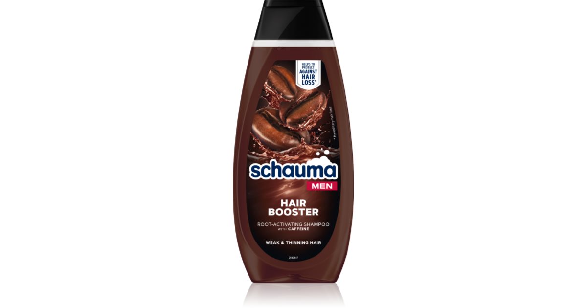 Schwarzkopf Schauma Hair Booster caffeine shampoo for men | notino.co.uk