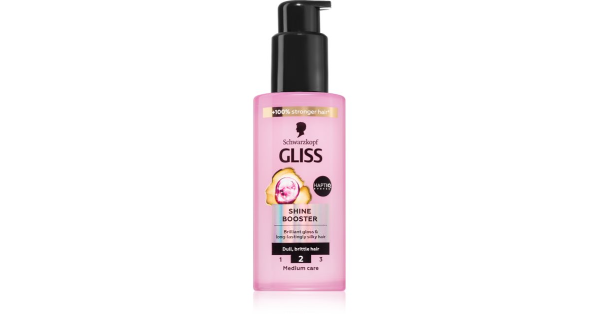 Schwarzkopf Gliss Liquid Silk leave-in serum for hair strengthening and ...