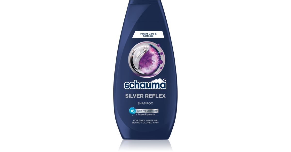 Schwarzkopf Schauma Silver Reflex Shampoo zum Neutralisieren von ...