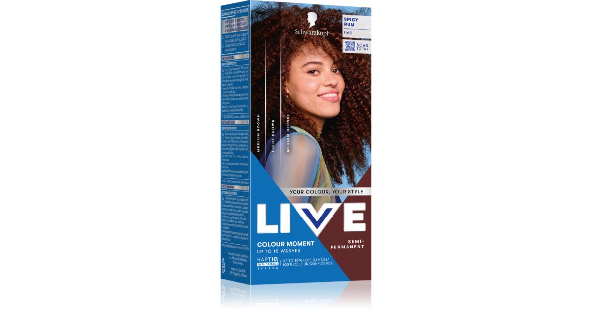 Schwarzkopf LIVE Colour Moment semi-permanent hair dye | notino.ie