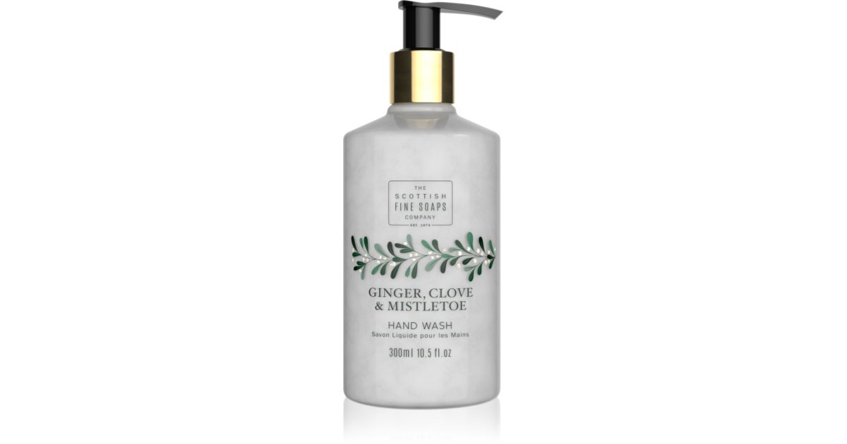 Scottish Fine Soaps Ginger, Clove & Mistletoe Hand Wash sapone liquido ...