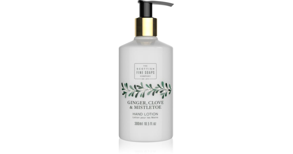 Scottish Fine Soaps Ginger, Clove & Mistletoe Hand Lotion hand lotion ...
