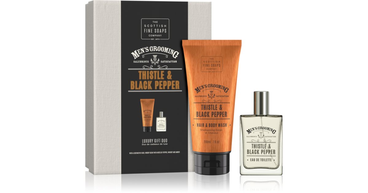 Scottish Fine Soaps Men’s Grooming Luxury Gift Duo gift set for men ...