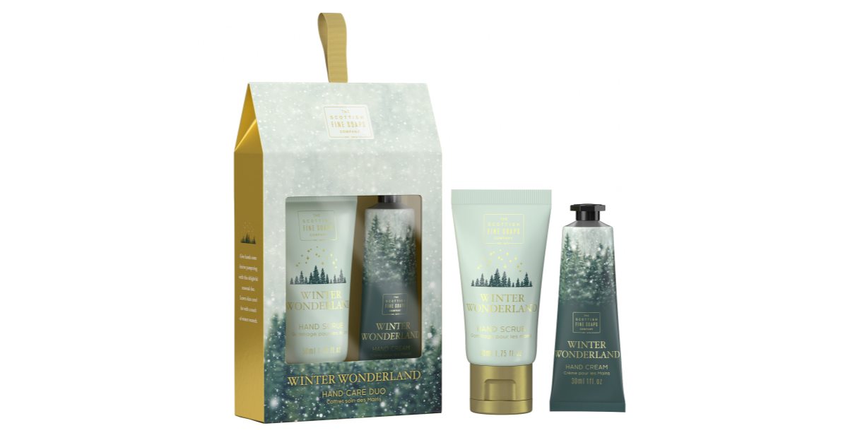 Scottish Fine Soaps Winter Wonderland Hand Care Duo Gift Set (for hands ...