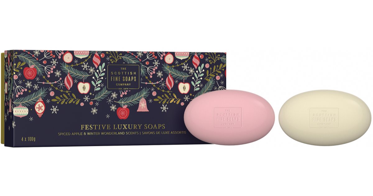 Scottish Fine Soaps Festive Luxury Soaps gift set | notino.co.uk