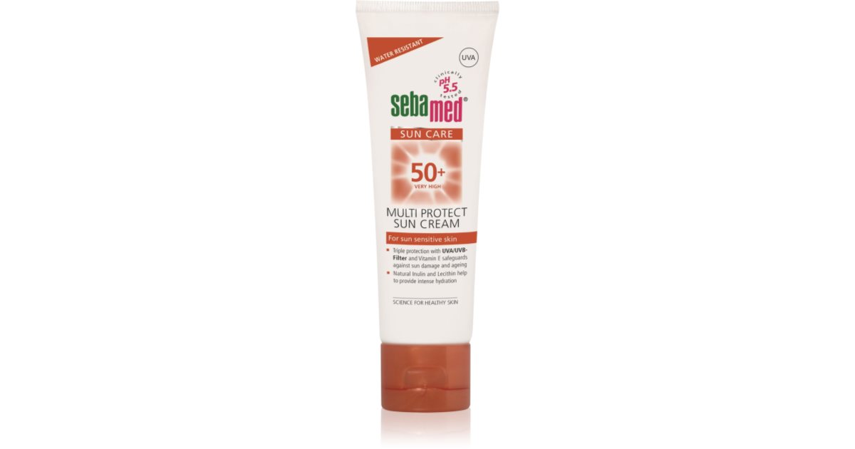 Sebamed Sun Care Multi Protect sunscreen lotion SPF 50+ | notino.co.uk