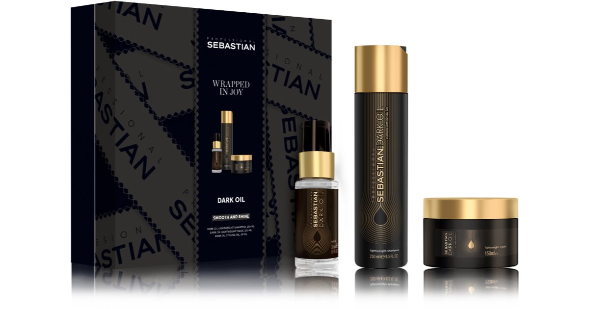 Sebastian Professional Dark Oil dárková sada (pro lesk a hebkost vlasů ...