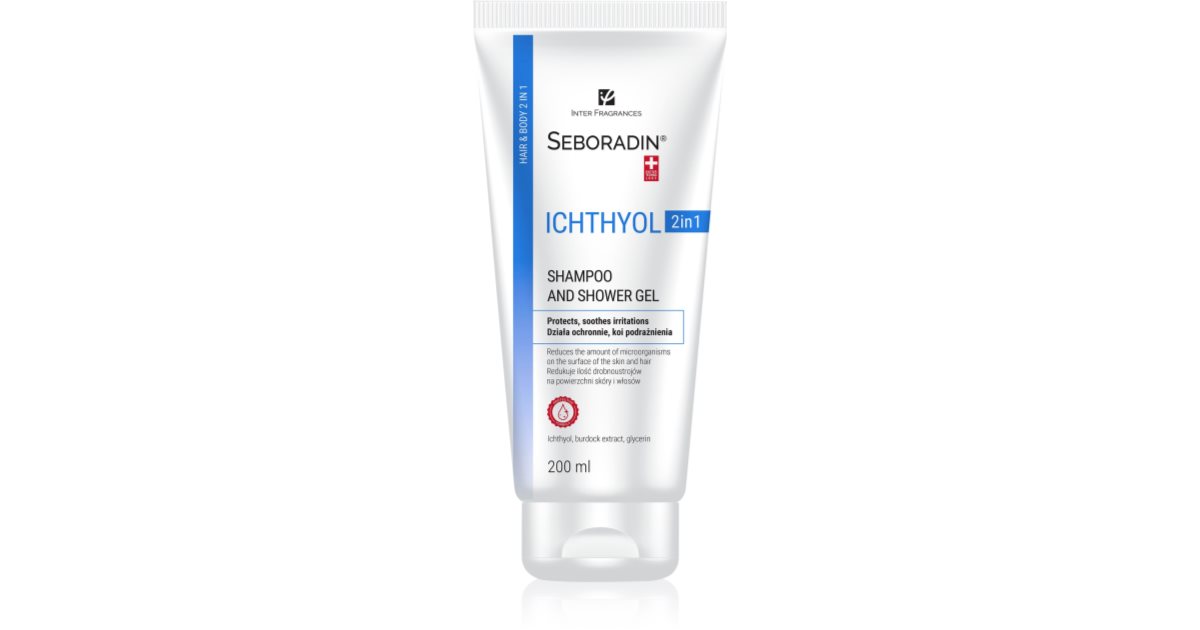 Seboradin Ichthyol Shower Gel And Shampoo 2 In 1 for irritated skin ...