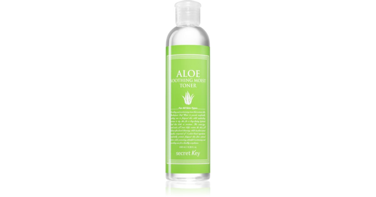 Secret Key Fresh Nature Aloe хидратиращ и успокояващ тоник за суха кожа ...