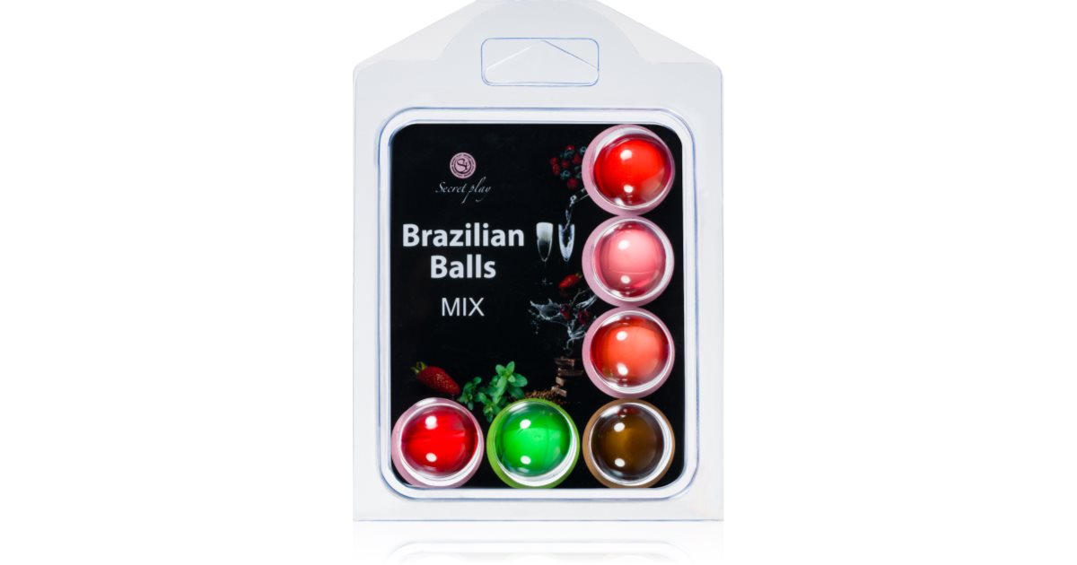 Secret play Brazilian Mix 6 Balls set Massageöl