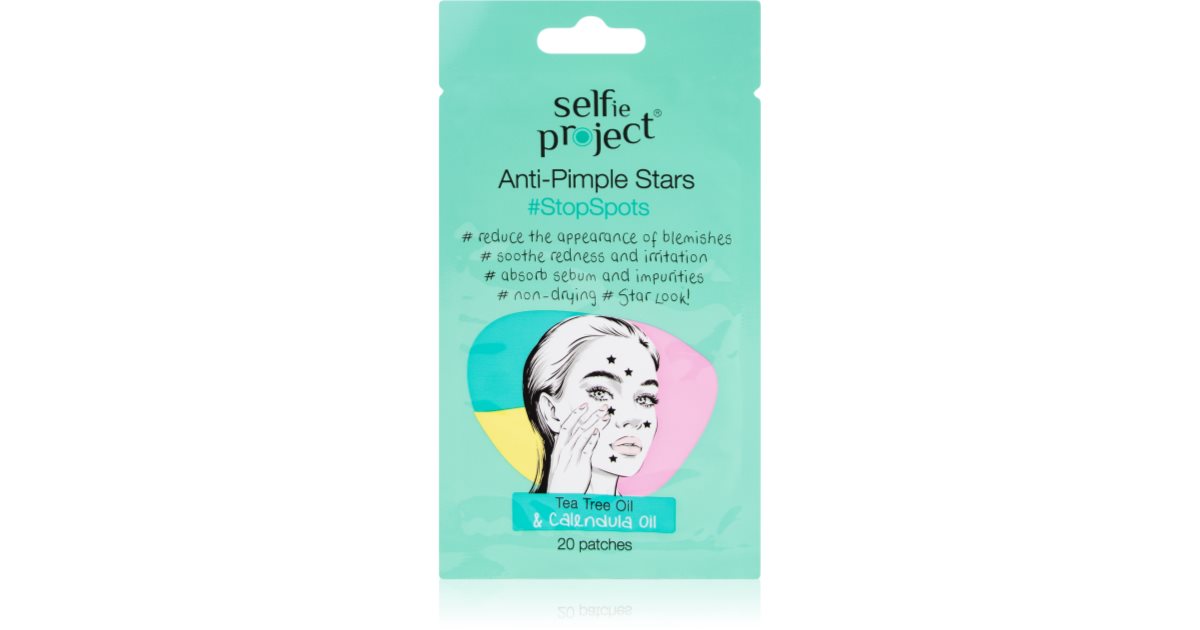 Selfie Project Anti-Pimple Stars пластир для проблемної шкіри з олійкою ...