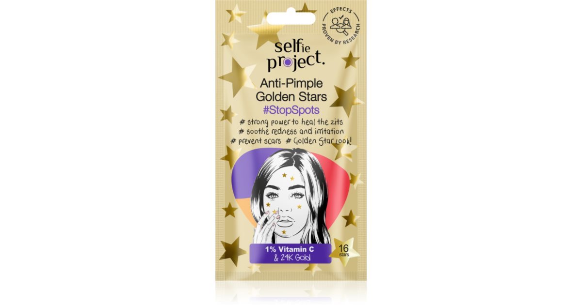 Selfie Project Anti-Pimple Golden Stars пластир для проблемної шкіри ...