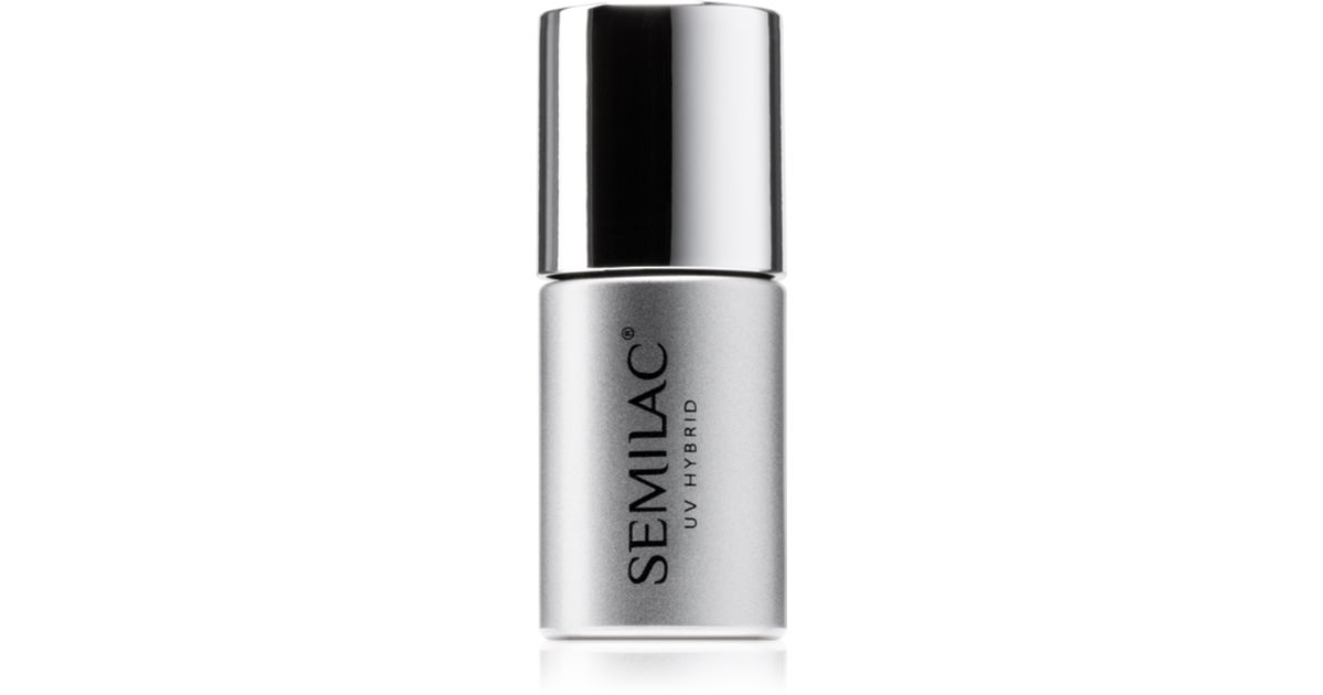 Semilac UV Hybrid Dream Long Base lengthening gel nail polish with ...