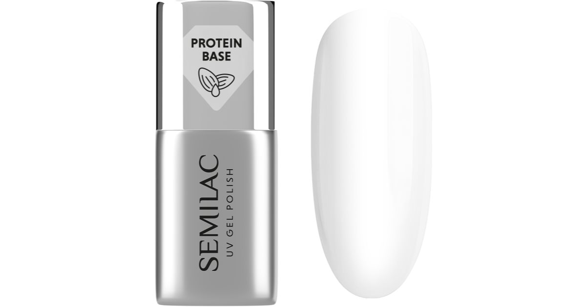 Semilac UV Hybrid Protein Extend Base lengthening gel nail polish ...