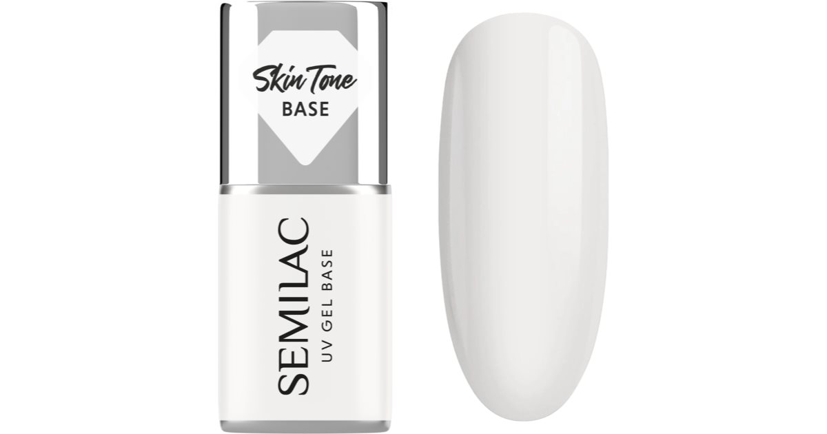Semilac UV Gel Base Skin Tone Base podkladový lak pro gelové nehty ...