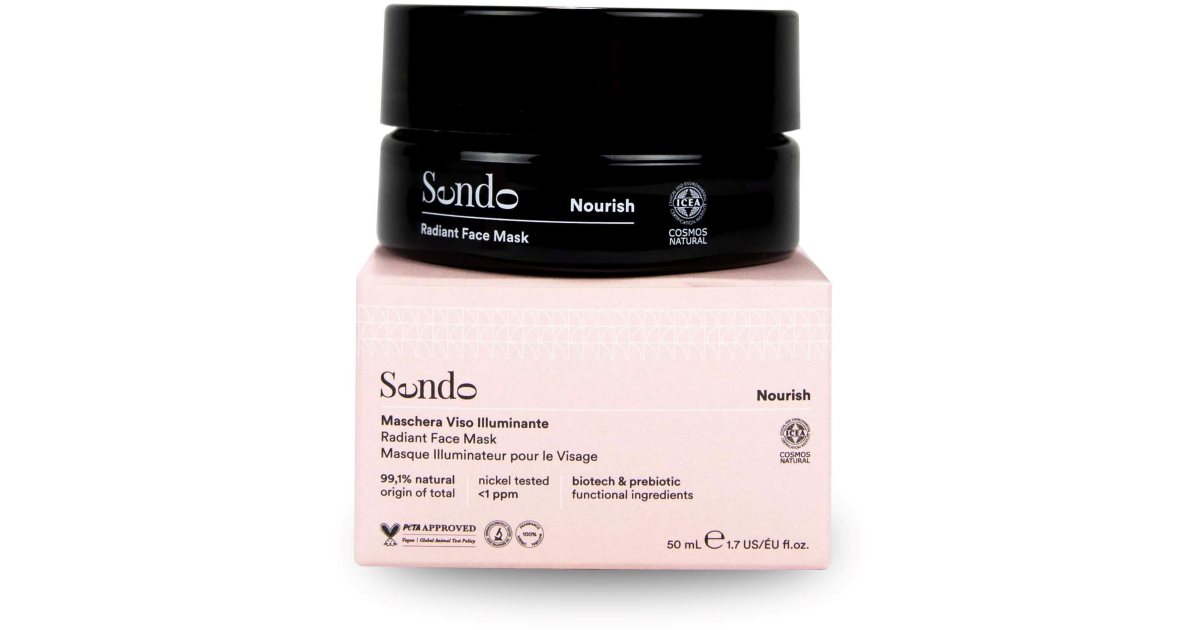 Sendo Nourish Radiant Face Mask masque illuminateur visage | notino.be