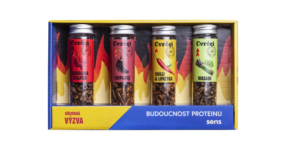 SENS Roasted Crickets Spicy gebratene Insekten geschenkset | notino.ch