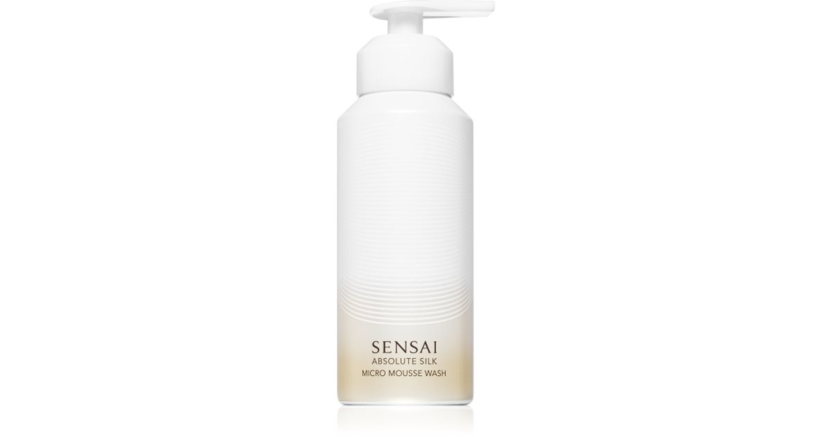 Sensai Absolute Silk Micro Mousse Wash foam cleanser for the face ...
