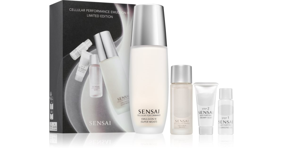 Sensai Cellular Performance Emulsion III Set Gift Set for normal and ...