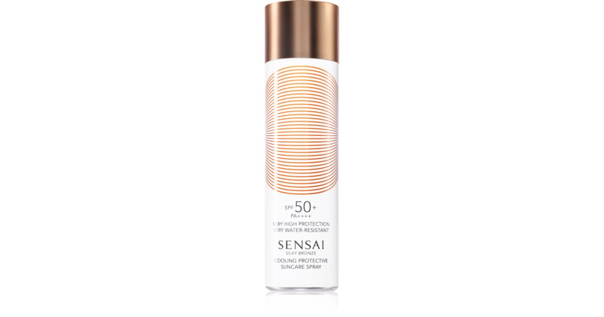 Sensai Silky Bronze Cooling Protective Suncare Spray protective ...