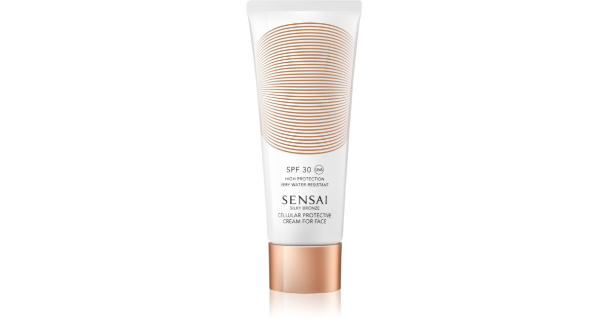 Sensai Silky Bronze Cellular Protective Cream Anti - Wrinkle Sun Cream ...